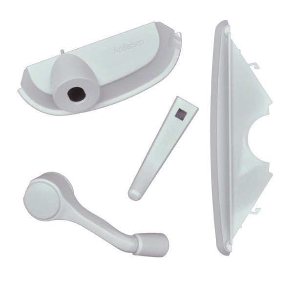Traditional Folding Hardware Set Andersen Casement Windows 1361560 Whi
