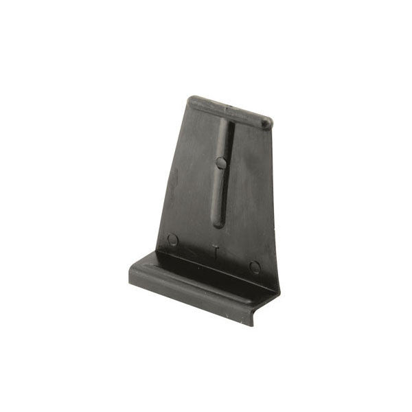 Pull Tabs, Spline Channel, Plastic, Black, 6 Pack