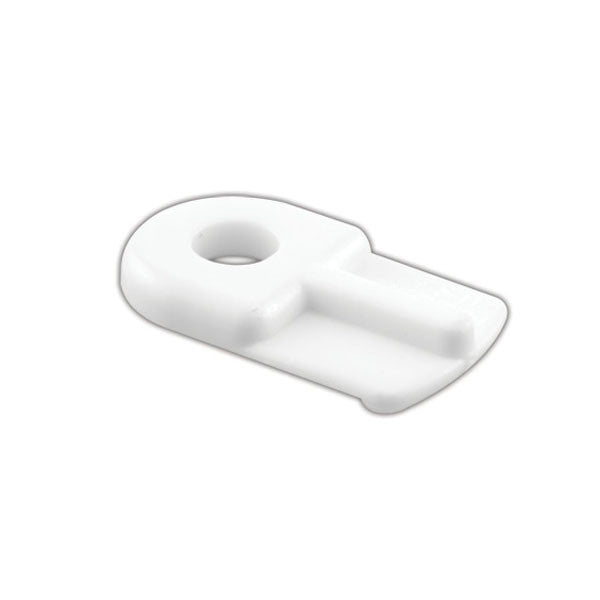 Window Screen Flush Clips, Nylon, White, - 8 Pack
