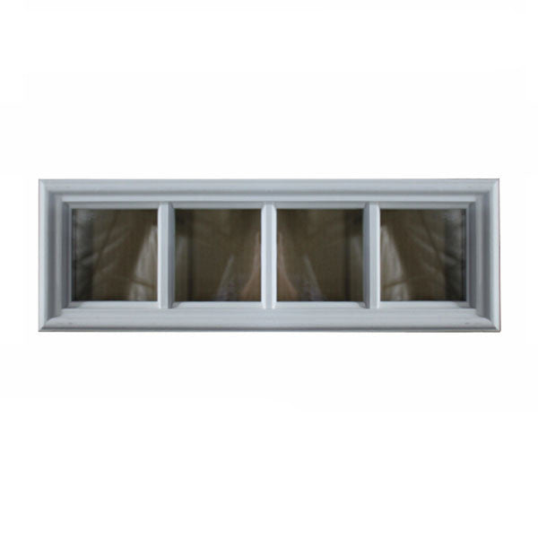 Glass & Frame 22" x 6" - 4 Lite