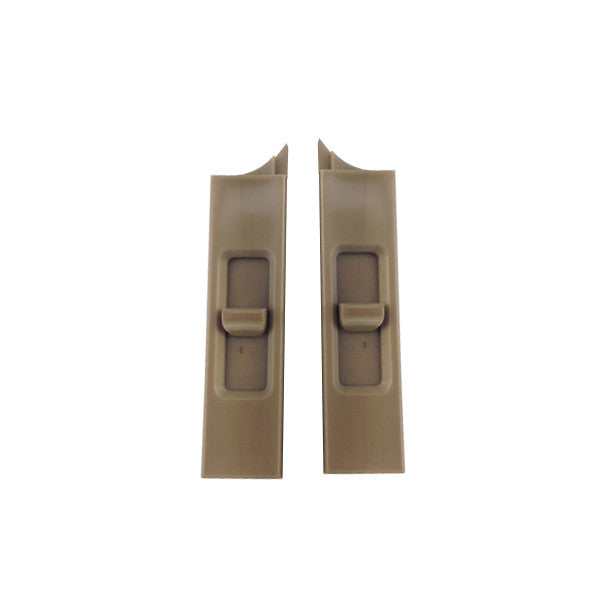 Tilt Latch, Slide in Finger Latch for Vinyl Window, Plastic - Copperto