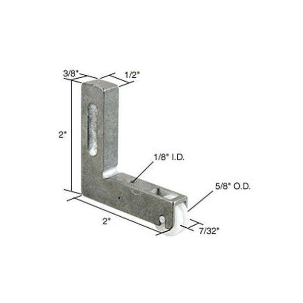 Roller Assembly (Grooved) - Sliding Windows, Vertical Rail - *DISCONTI
