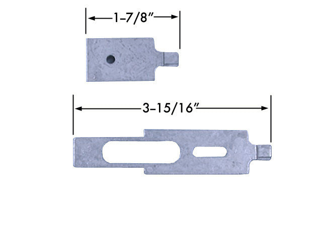 Pivot Bar, Thermalgard Tilt Window, Set - Zinc Die Cast