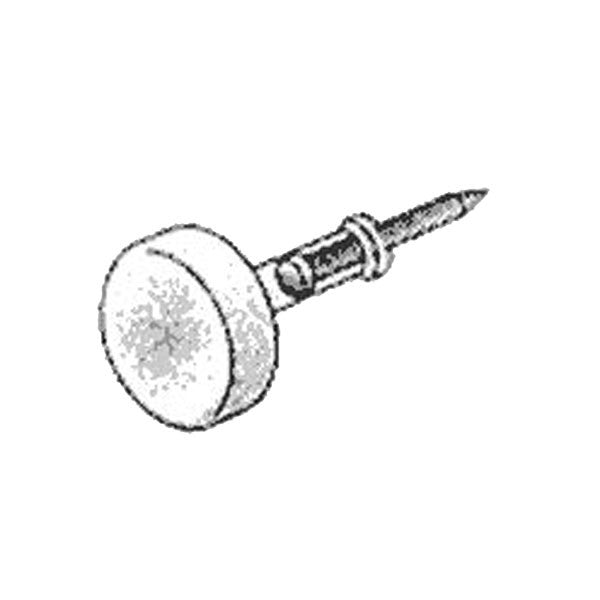 11/16 inch Mini Window Grid Retainer Pin - Clear Plastic