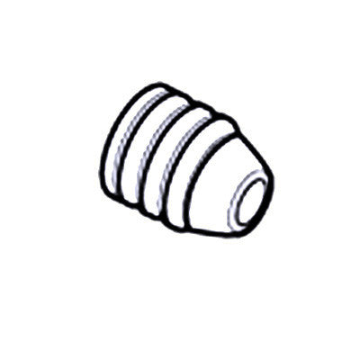 Clear Plastic Bushing W/ Screw-Type Grooving for Window Grille Grid