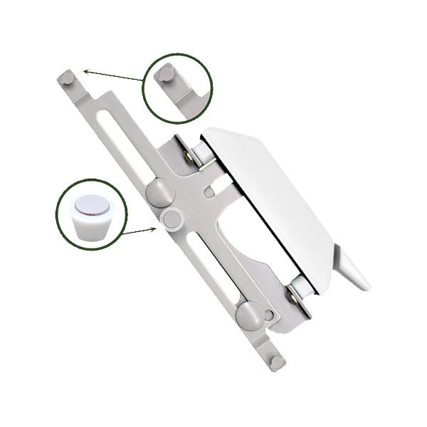 LH Multi-Point Sash Lock with Bracket & Tapered Nylon Rivet Sleeve For