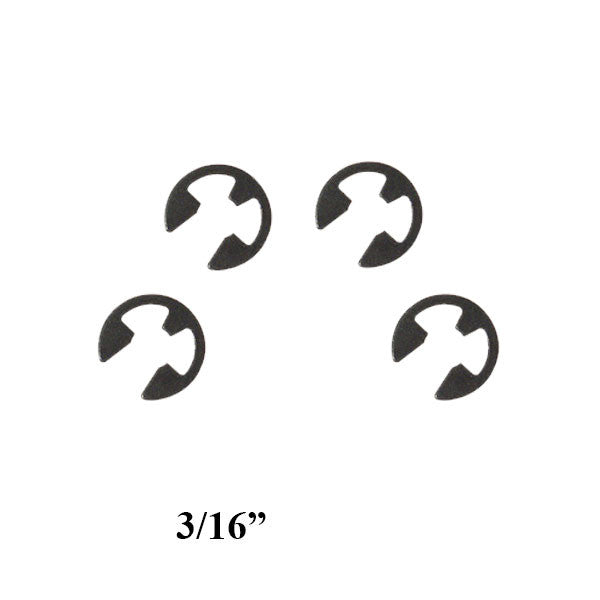E Clip Pack For Jalousie Or Awning Links, 3/16 Inch - Steel