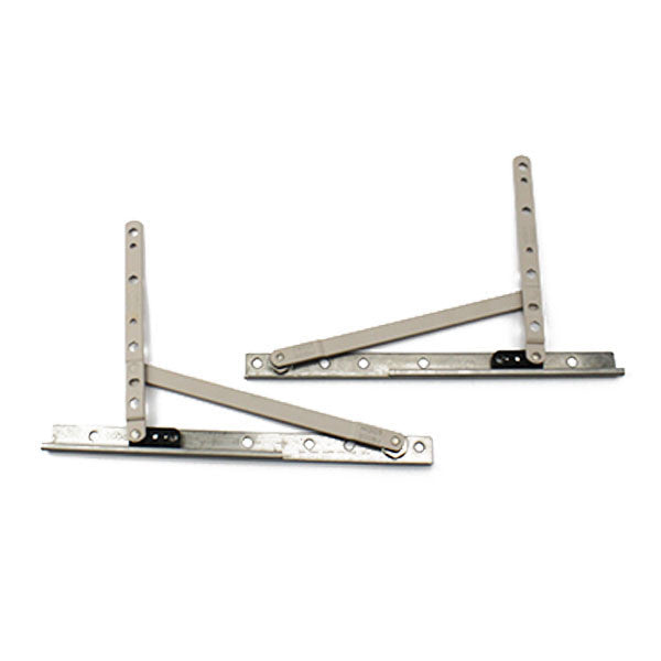 Roto 9-5/8 Left And Right Egress Hinge Set 7/16" Stack - Powder Coat
