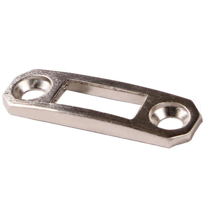 Truth Hardware Locking Handle Strike Plate - Brushed Nickel