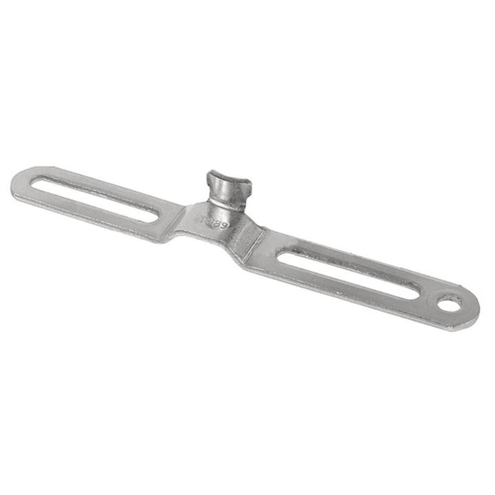 Truth Hardware 4-19/32" Steel Casement Window Latch Keeper with 1/2" O