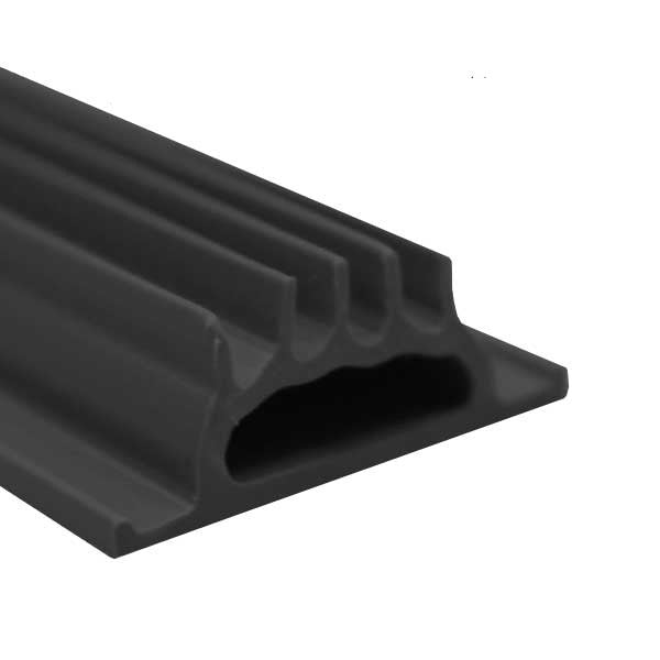 36" Insert For L-Shape and U-Shaped Aluminum Door Bottoms- Black *DISC